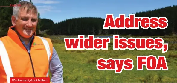 Address wider issues, says FOA - PressReader