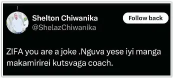 ZIFA UNDER FIRE OVER WARRIORS GAFFER - PressReader