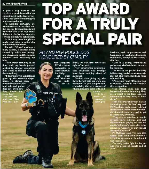 TOP AWARD FOR A TRULY SPECIAL PAIR - PressReader