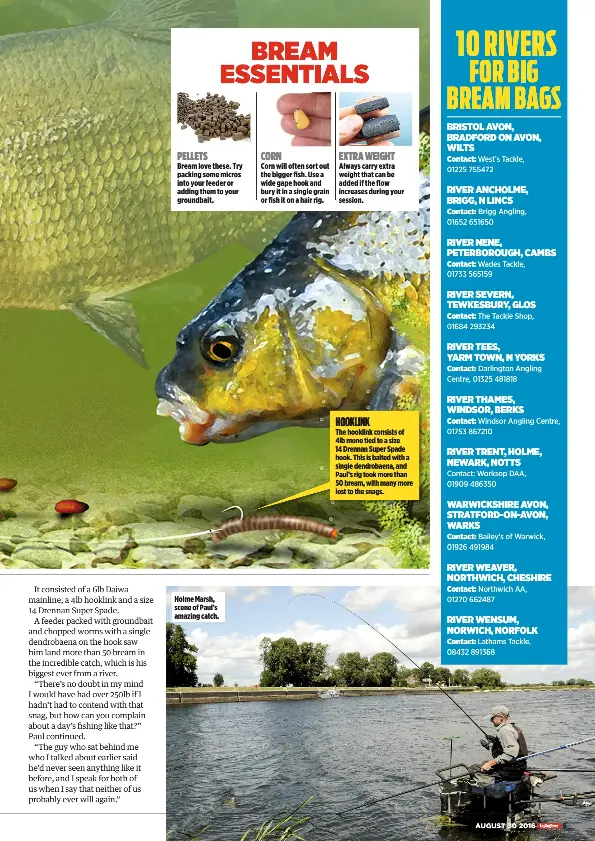 Massive Trent catch Try the tactics which banked a huge haul of bream - PressReader