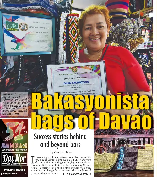 Bakasyonis­ta bags of Davao - PressReader