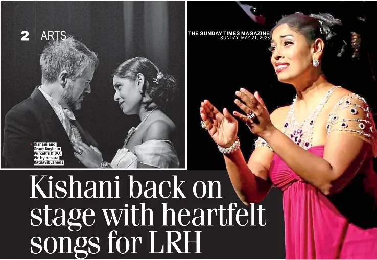 Kishani back on stage with heartfelt songs for LRH - PressReader
