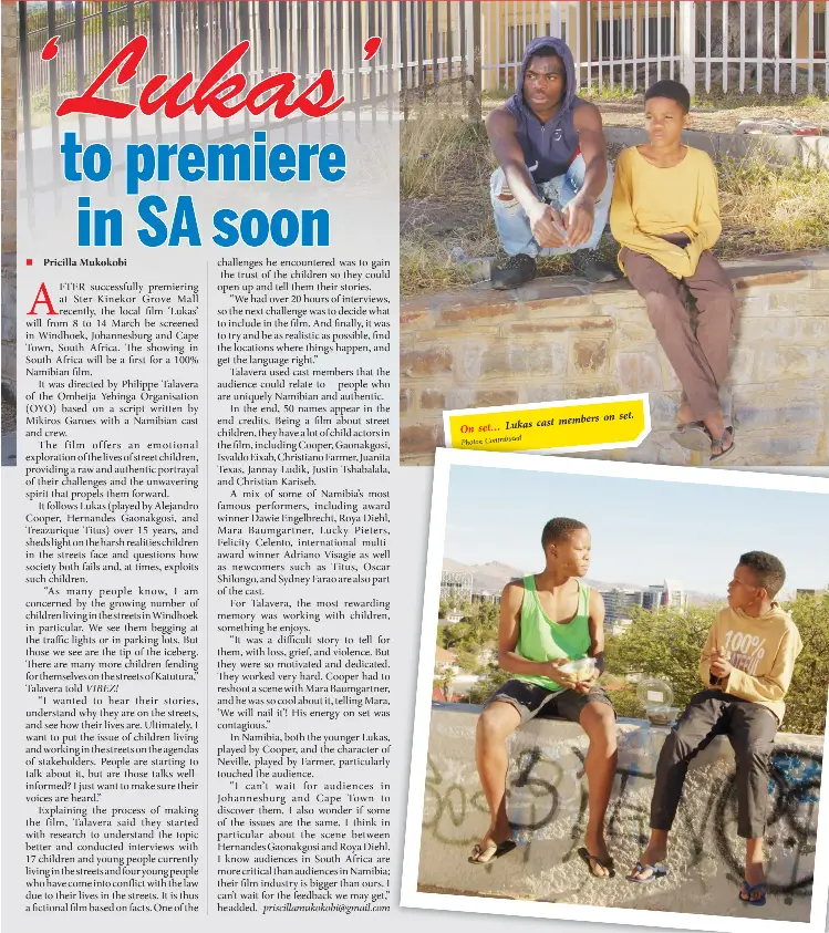 ‘Lukas’ to premiere in SA soon - PressReader