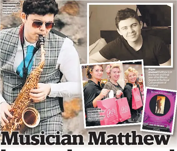 Musician Matthew has real sax appeal - PressReader