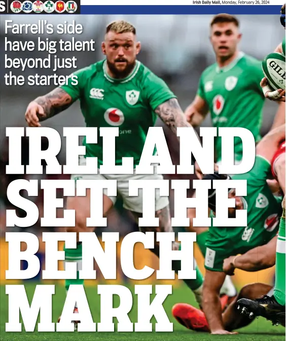 IRELAND SET THE BENCH MARK - PressReader