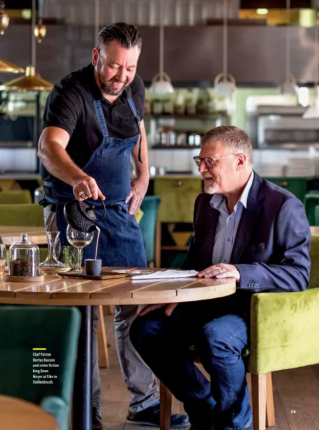 My favourite table: novelist Deon Meyer - PressReader