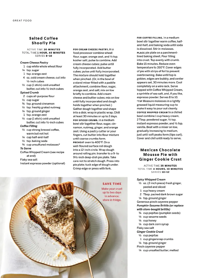 Salted Coffee Shoo ly Pie - PressReader