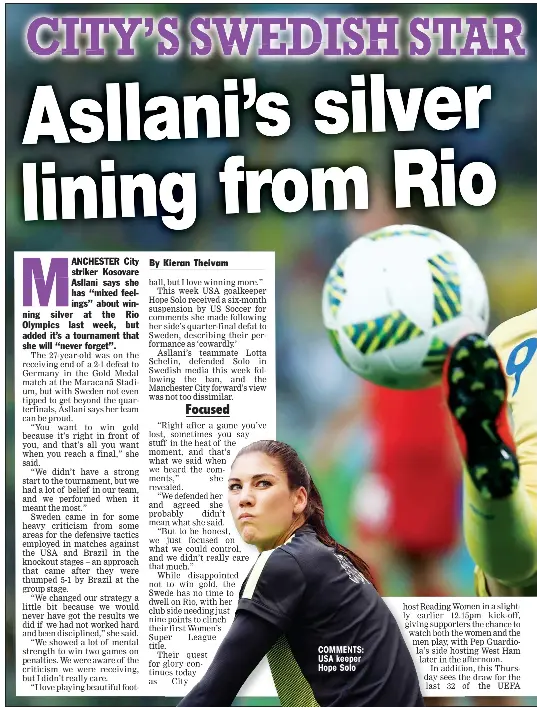 Asllani’s silver lining from Rio - PressReader