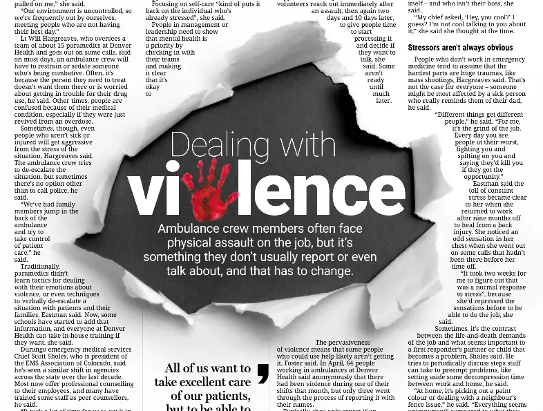 Dealing with violence - PressReader