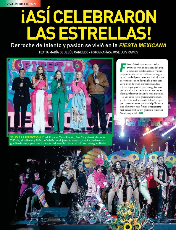 ¡ASÍ CELEBRARON LAS ESTRELLAS! - PressReader