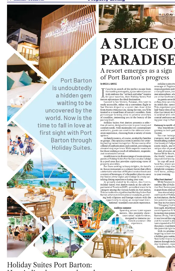 A resort emerges as a sign of Port Barton’s progress - PressReader