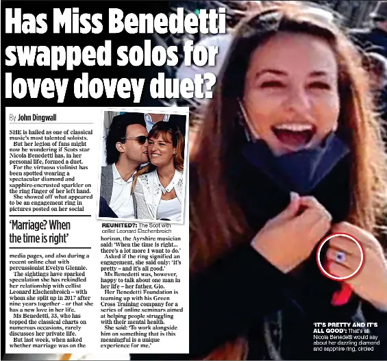 Has Miss Benedetti swapped solos for lovey dovey duet? - PressReader