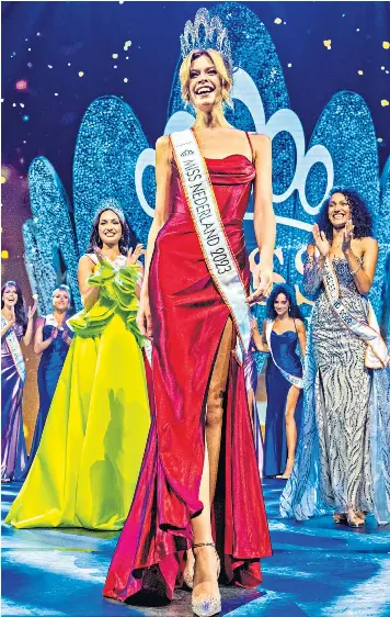 Transgende­r woman is crowned Miss Netherland­s - PressReader