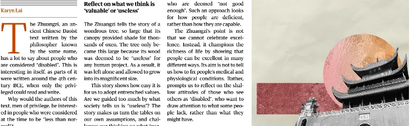 The ancient Chinese text of the Zhuangzi teaches us to reject ...