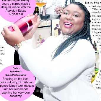 Dr Debbian Spence-Minott happy to bring a difference to the ‘mix’ - PressReader