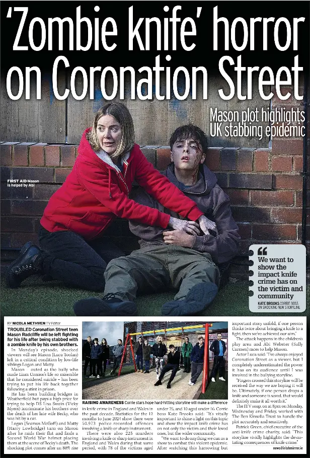 ‘Zombie knife’ horror on Coronation Street - PressReader