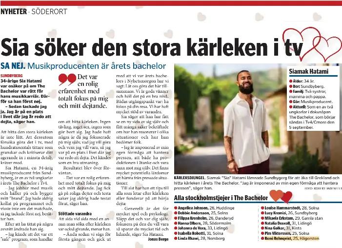 Sia söker den stora kärleken i tv - PressReader