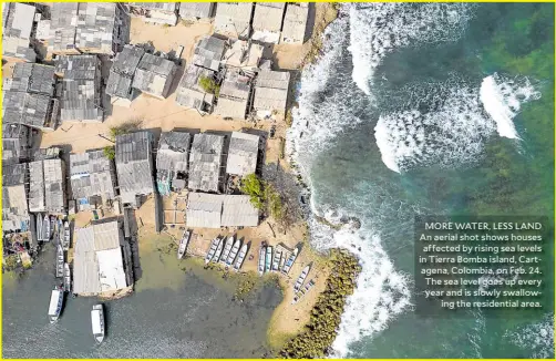 Rising sea water slowly sinking Colombia’s Caribbean jewel - PressReader