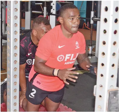 Kolinisau Works on Fitness, Strength - PressReader