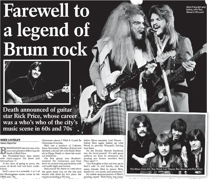 Farewell to a legend of Brum rock - PressReader