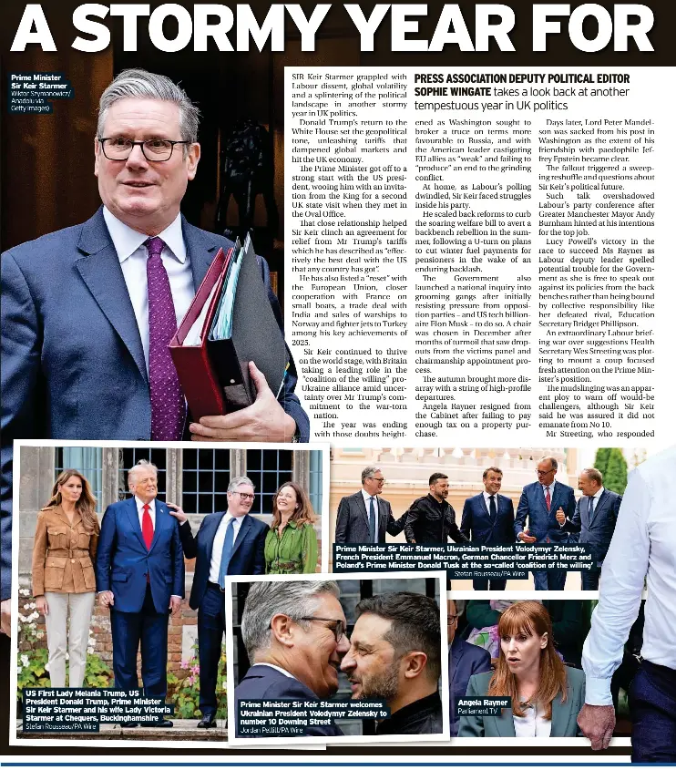 A STORMY YEAR FOR POLITICS IN THE UK - PressReader