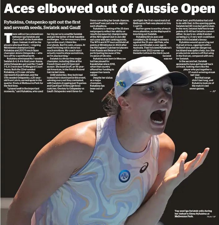 Aces elbowed out of Aussie Open - PressReader