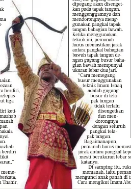 Tiga mazhab memanah, sanad daripada sahabat Nabi - PressReader