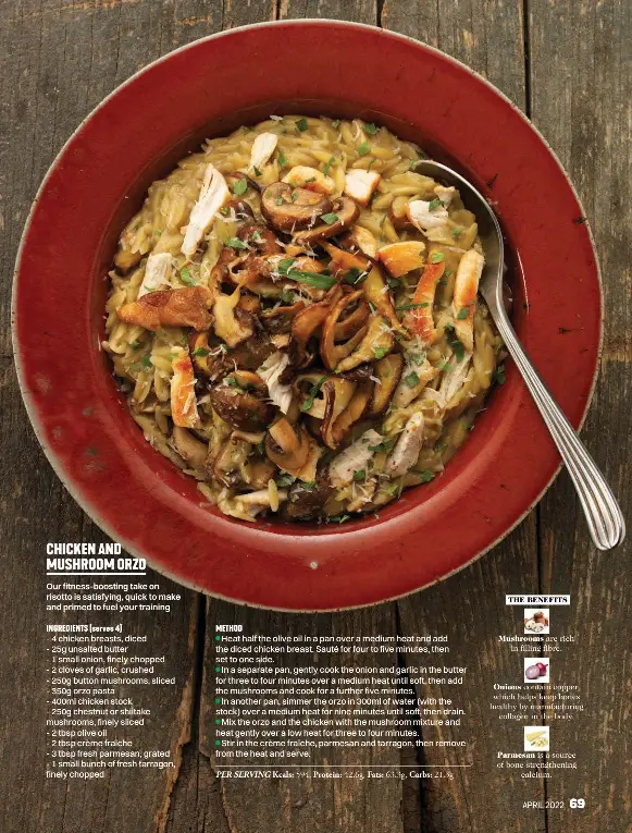 CHICKEN AND MUSHROOM ORZO - PressReader