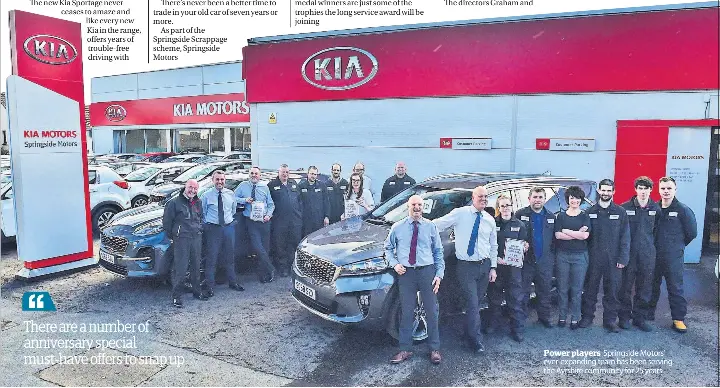 Kia team are powering on - PressReader
