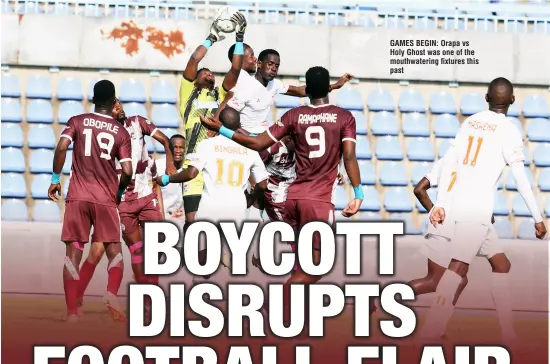 BOYCOTT DISRUPTS FOOTBALL FLAIR - PressReader