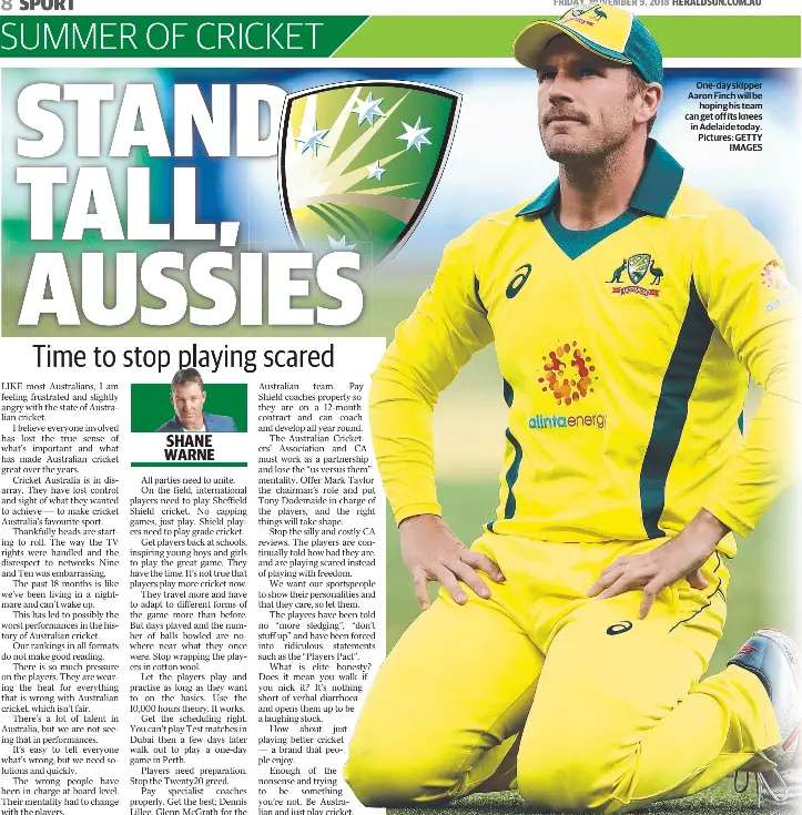 STAND TALL, AUSSIES - PressReader