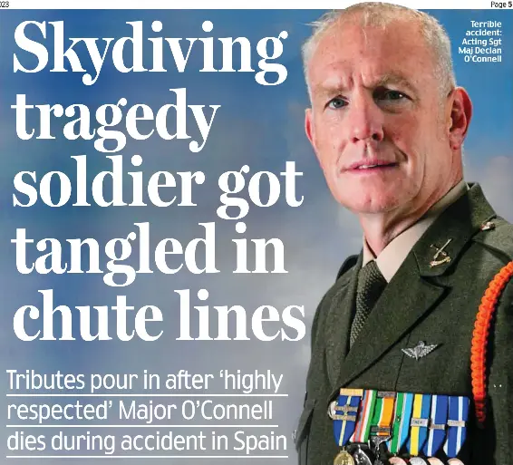 Skydiving tragedy soldier got tangled in chute lines - PressReader