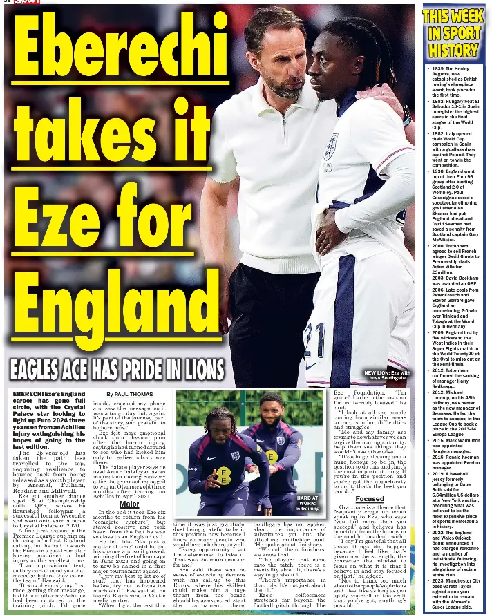 Eberechi takes it Eze for England - PressReader