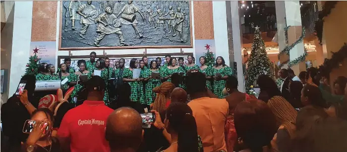 Lighting up Christmas at Transcorp Hilton Abuja - PressReader