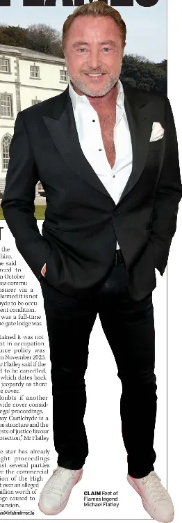 FLATLEY LEGAL BID IS DOWN IN FLAMES - PressReader