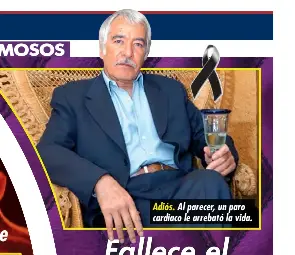 Fallece el primer actor Enrique Rocha - PressReader