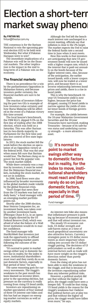 Election a short-term market sway phenomenon - PressReader