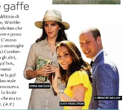 Sull’erba, tra star e gaffe - PressReader