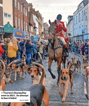 Hunts gear up for traditiona­l Boxing Day meet - PressReader