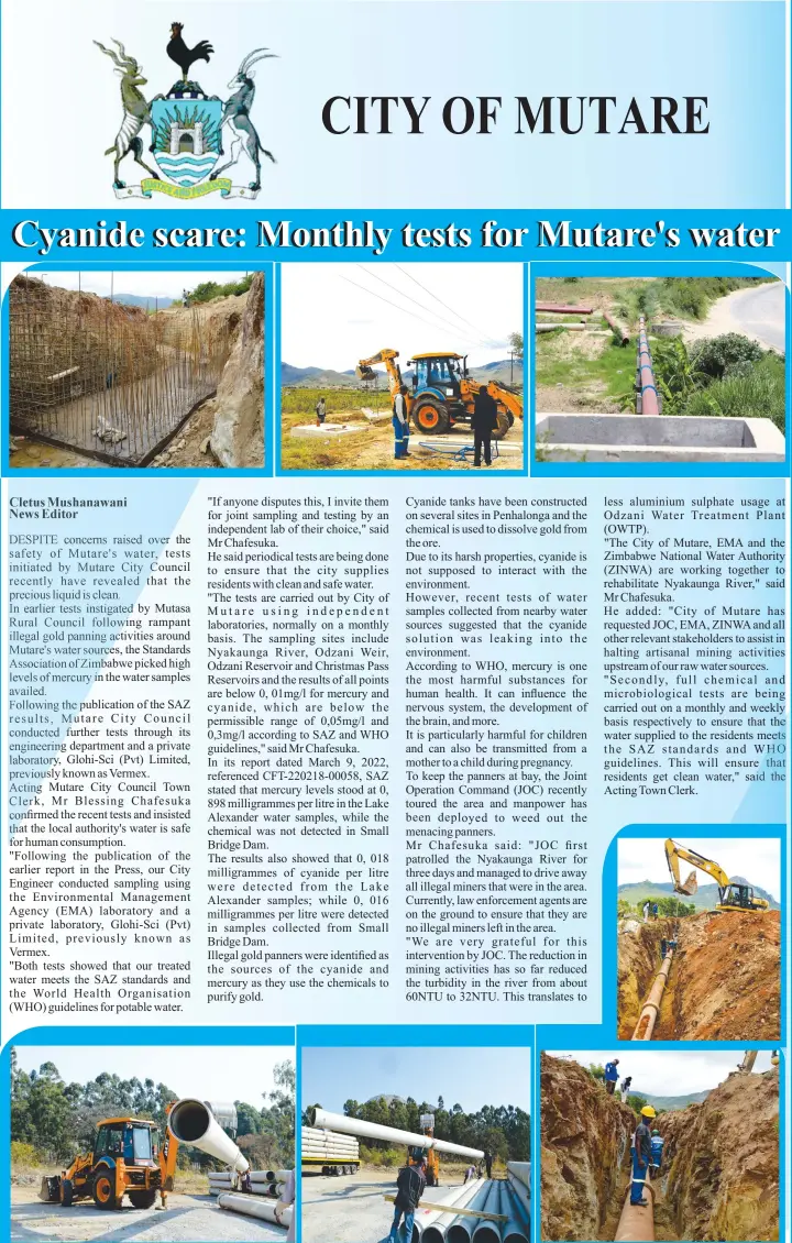 CITY OF MUTARE - PressReader