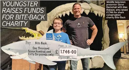 Max, 11, meets hero Steve Backshall after completing epic 24-hour beach ...