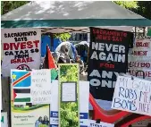 ‘We fight for Palestinia­n lives’ Encampment on Sacramento State ...