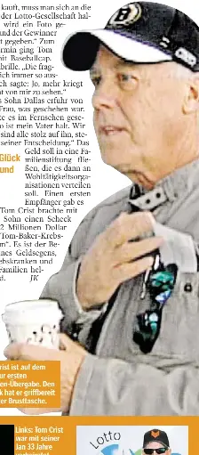 Tom Crist, der Lotto-Engel - PressReader