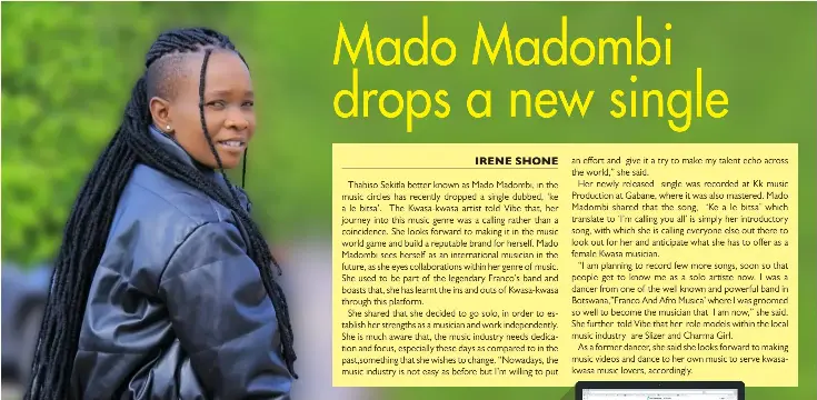 Mado Madombi drops a new single - PressReader