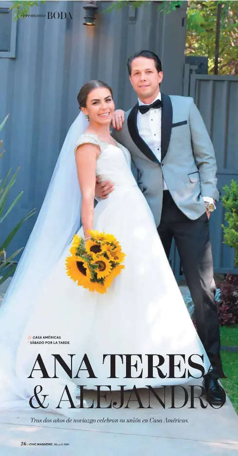 Enlace de Ana Teresa Tostado y Alejandro Vizcaíno o - PressReader