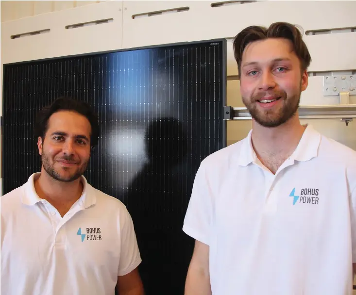 Gabriel och Robin gillar sol och hållbarhet - PressReader