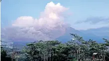 Eruption of valcano prompts evacuation - PressReader