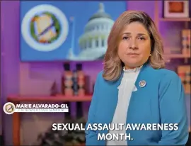 Sen. Marie Alvarado-Gil authors sexual assault bill - PressReader