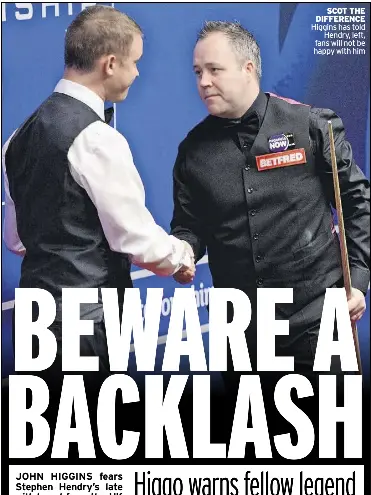 BEWARE A BACKLASH - PressReader