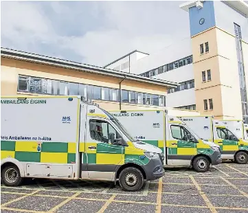 Ambulances queue for hours - PressReader
